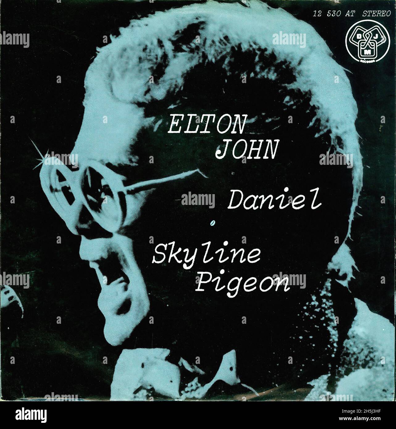 Vintage single record cover - John, Elton - Daniel - D - 1973 Stock ...