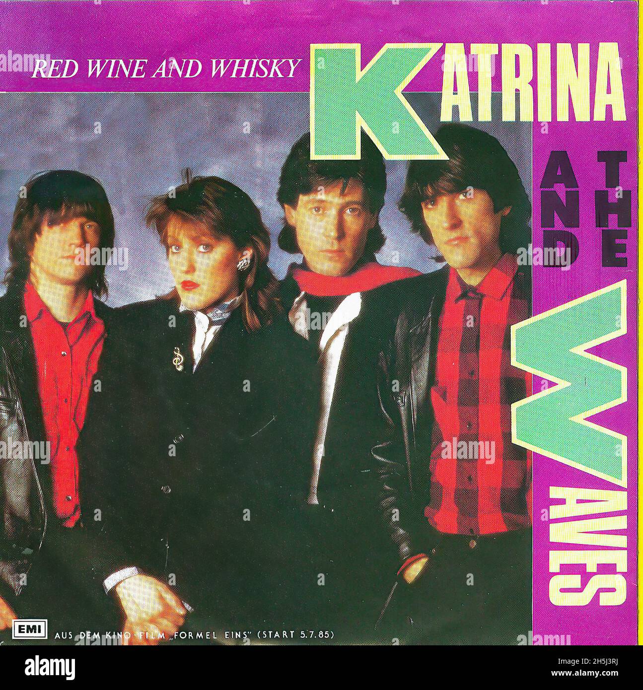 Vintage single record cover - Katrina And The Waves - Red Wine And ...