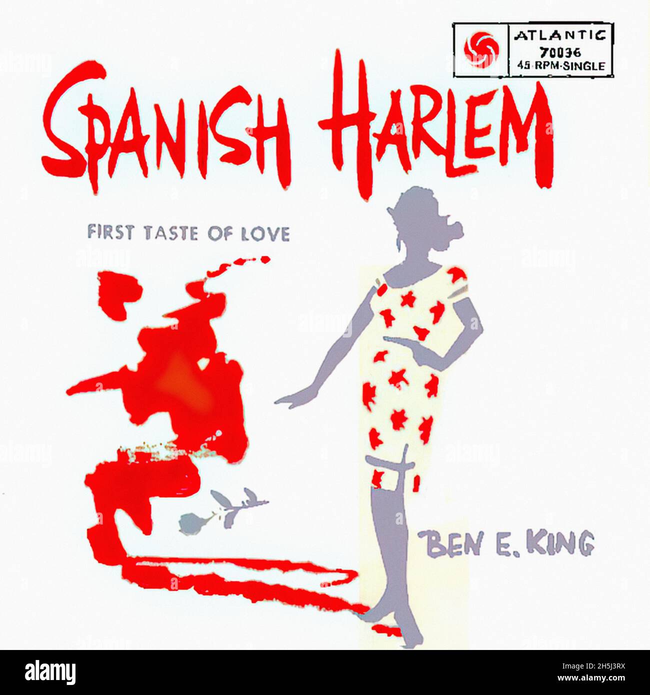 Vintage single record cover - King, Ben E - Spanish Harlem - D - 1960 ...