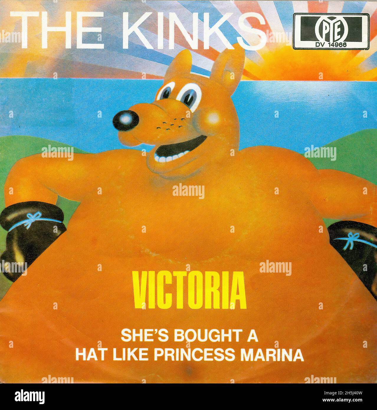 Vintage single record cover - Kinks, The - Victoria - D - 1969 Stock ...
