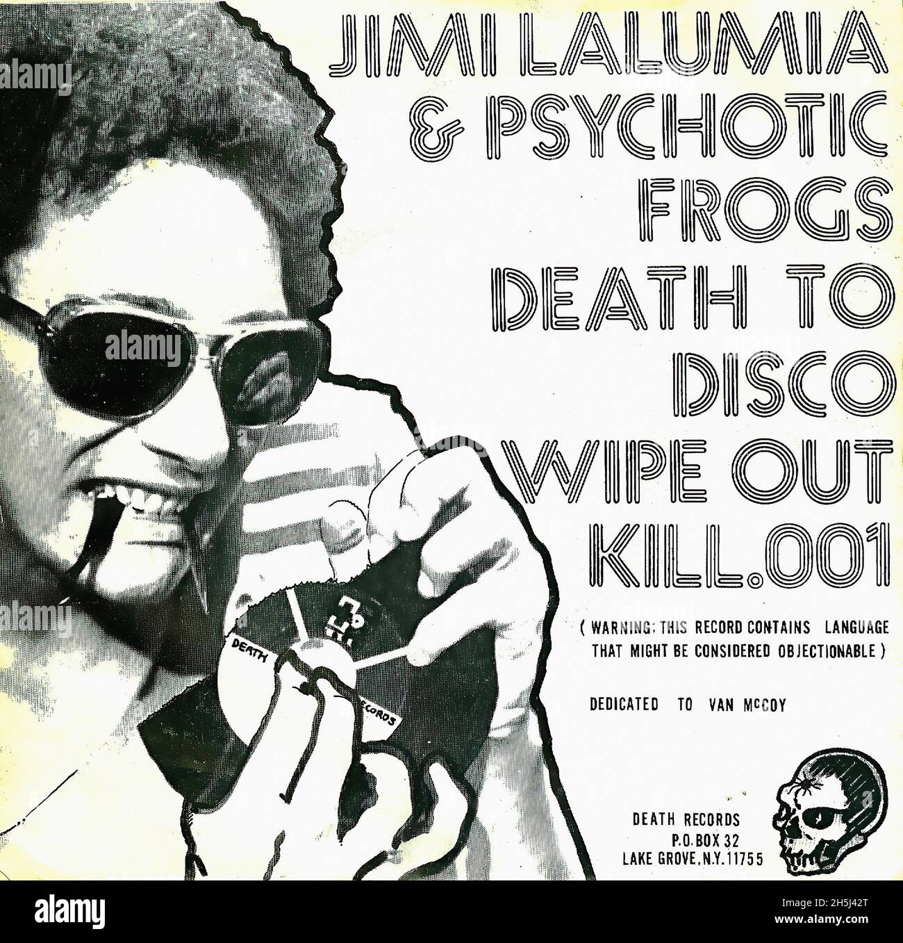Vintage single record cover - Lalumia, Jimi - Death To Disco - US ...