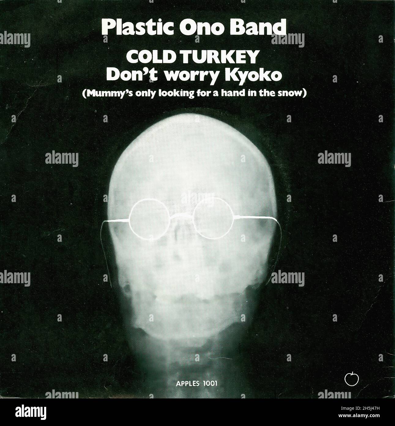 Vintage single record cover - Lennon, John - Cold Turkey - UK - 1969 ...