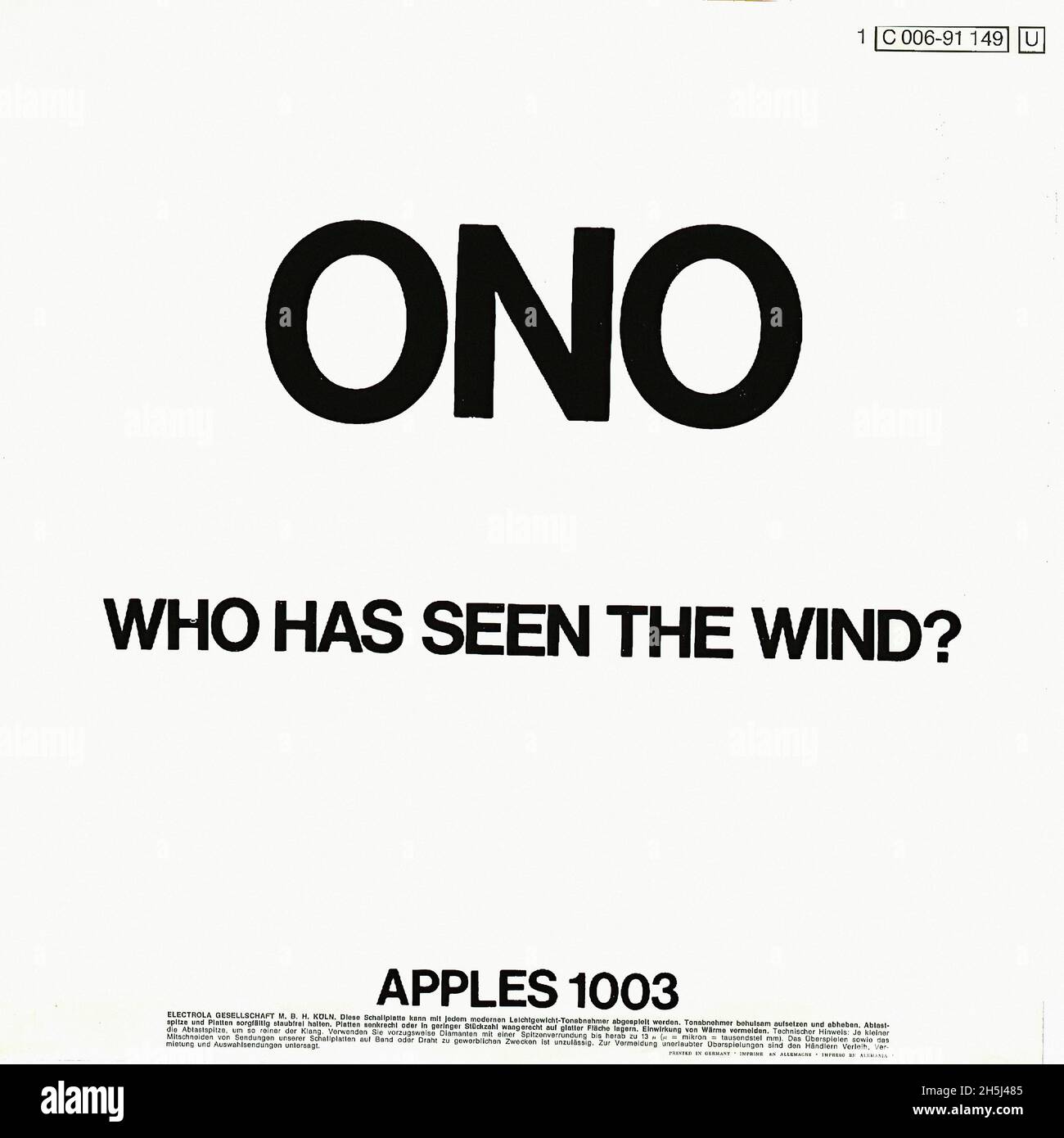 John lennon 1970 hi-res stock photography and images - Alamy