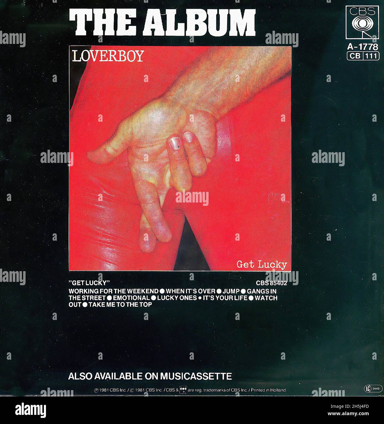 Loverboy Get Lucky Album Cover