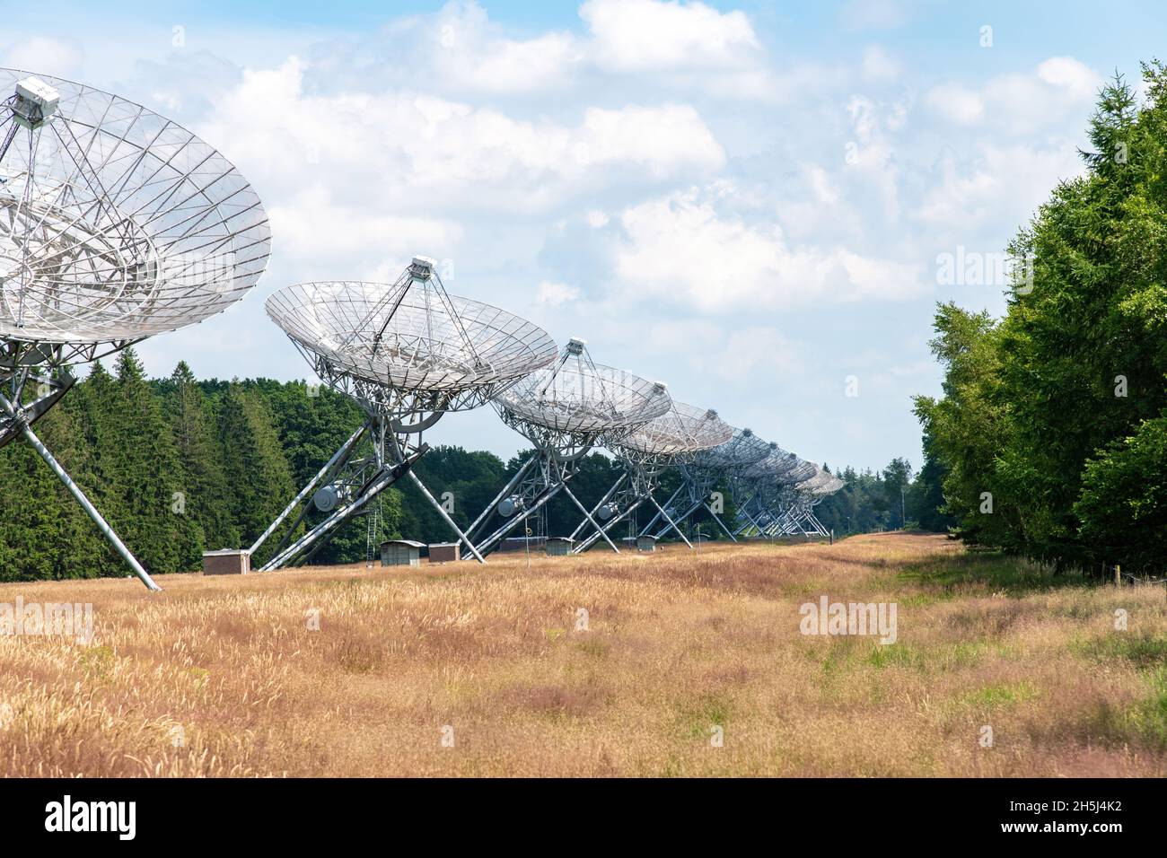 Westerbork, The Netherlands-July 2021; View along the Westerbork ...