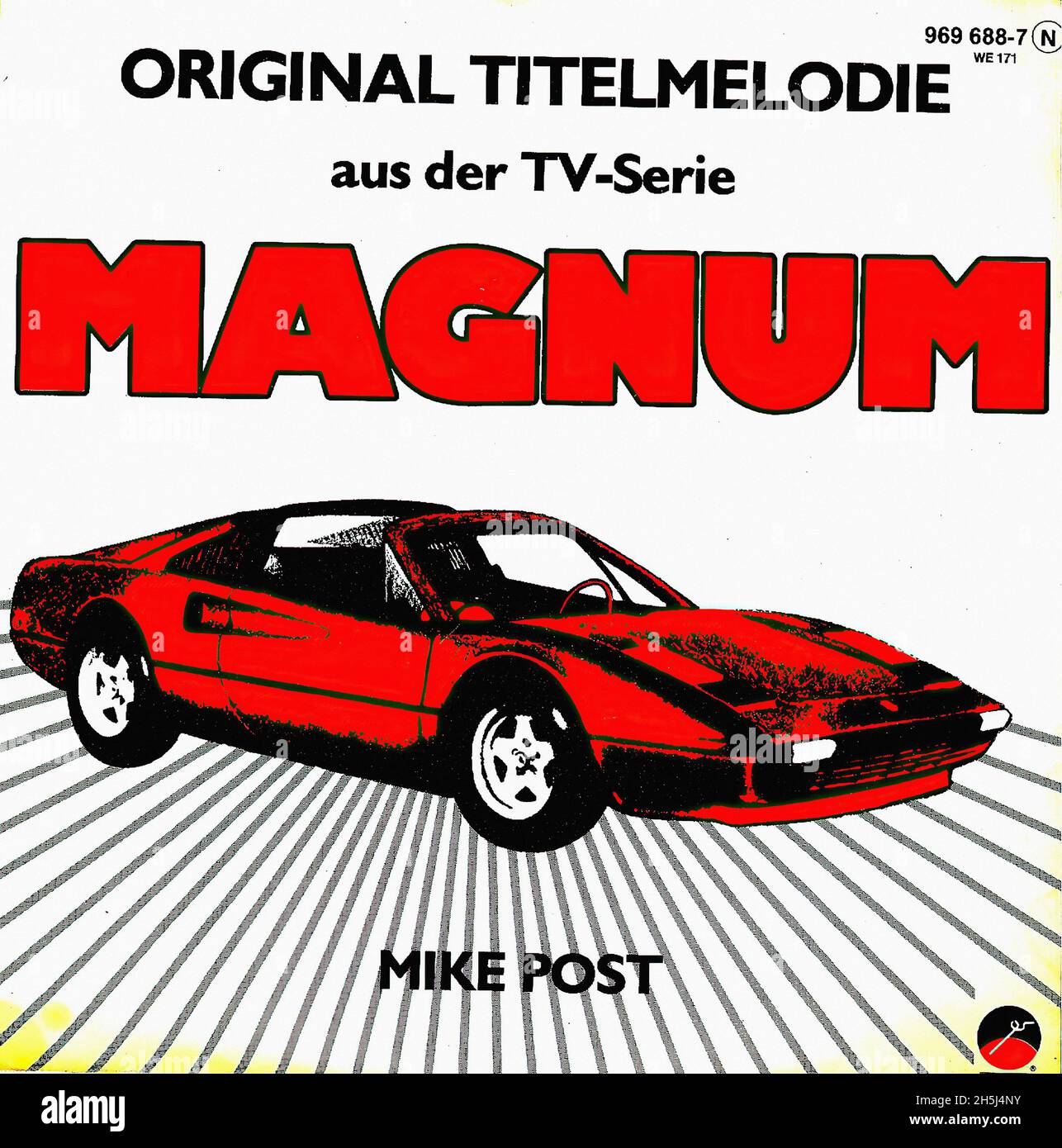 Vintage single record cover - Magnum - TV Soundtrack - Mike Post - D ...