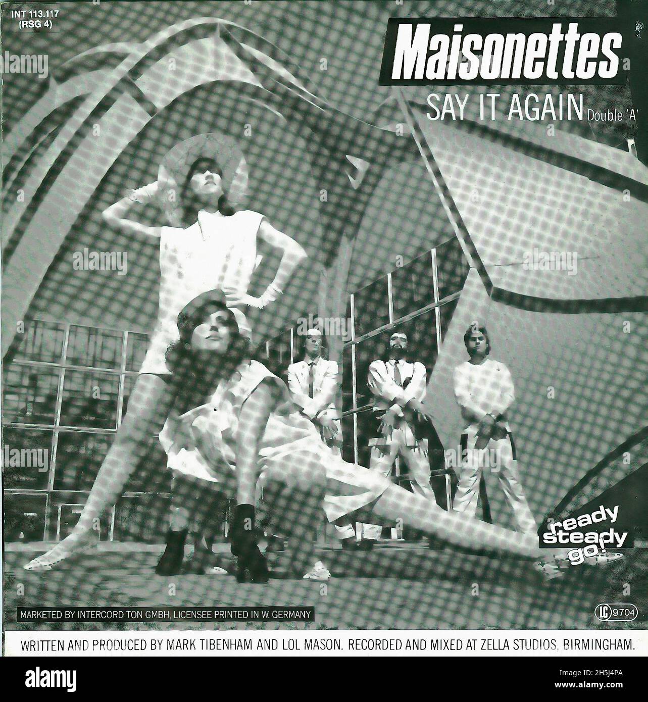 Vintage single record cover - Maisonettes - Say It Again - D - 1983 ...