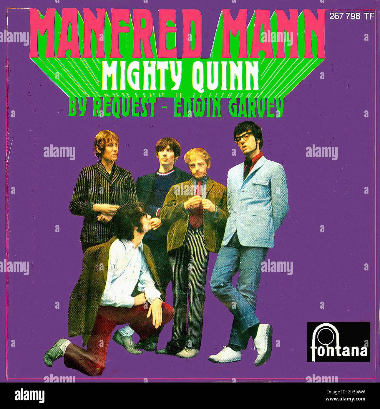 Vintage single record cover - Manfred Mann - Mighty Quinn - D - 1968 ...