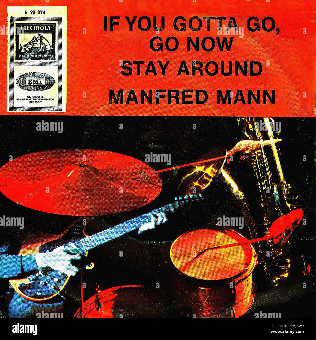 Vintage single record cover - Manfred Mann - If You Gotta Go, Go Now ...