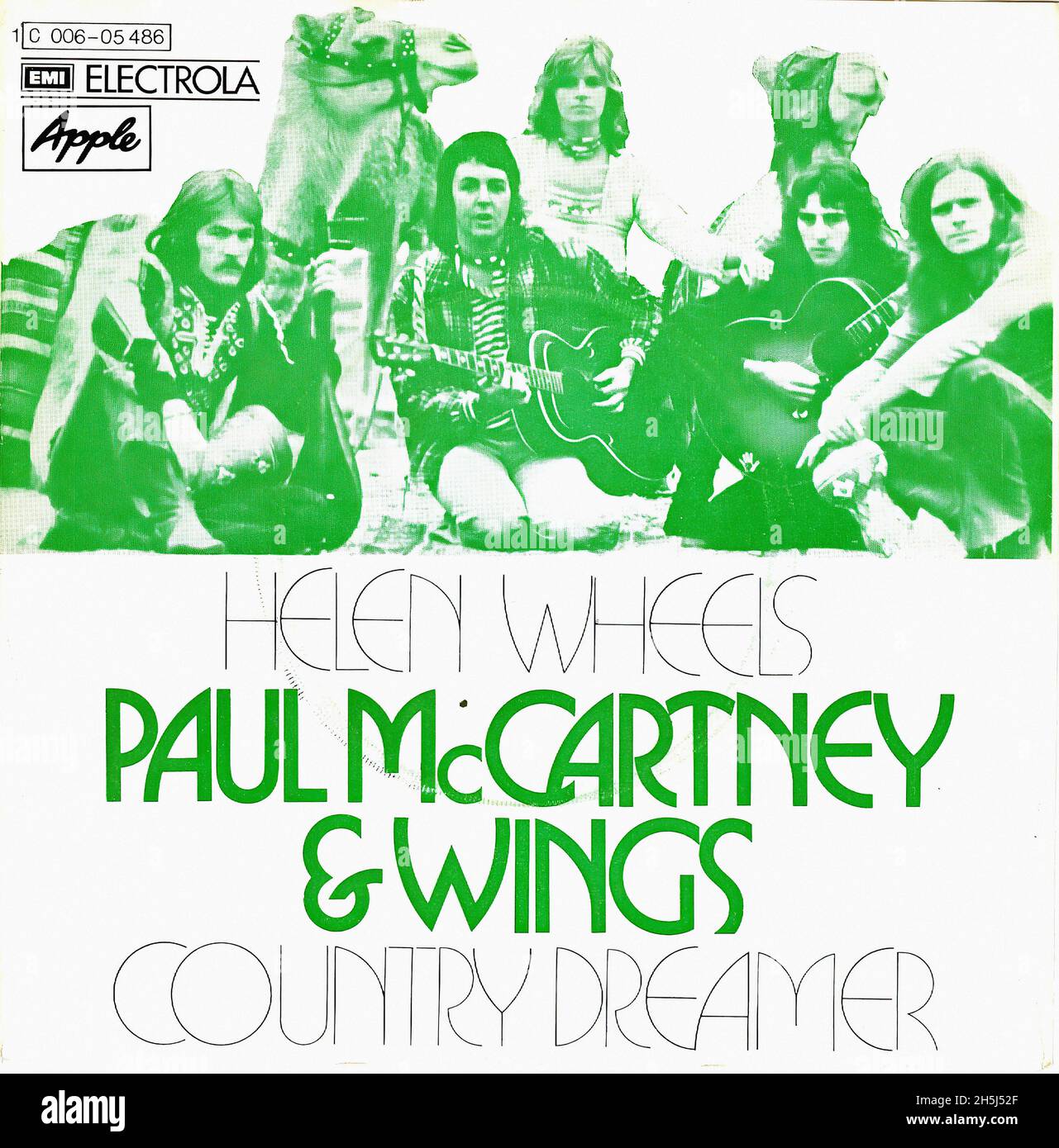 Vintage single record cover - McCartney, Paul - Helen Wheels - D - 1973 ...