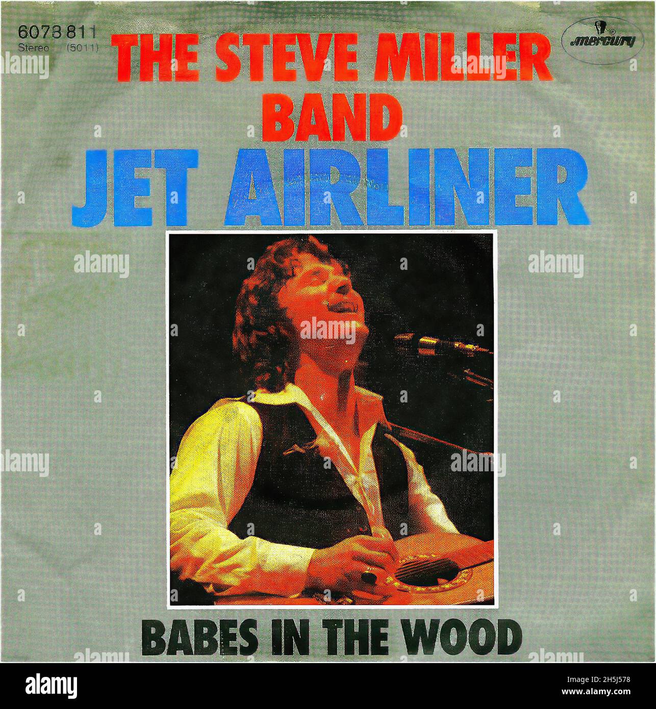 Vintage single record cover - Miller, Steve - Jet Airliner - D - 1977 ...