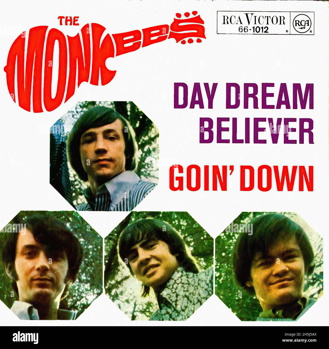 Vintage single record cover - Monkees, The - Day Dream Believer - Cover ... Vintage single record cover - Monkees, The - Day Dream Believer - Cover ...