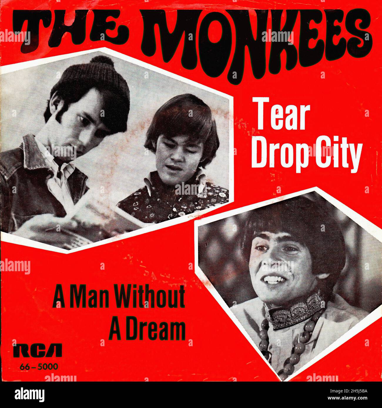 Vintage single record cover - Monkees, The - Tear Drop City - D - 1969 ... Vintage single record cover - Monkees, The - Tear Drop City - D - 1969 ...