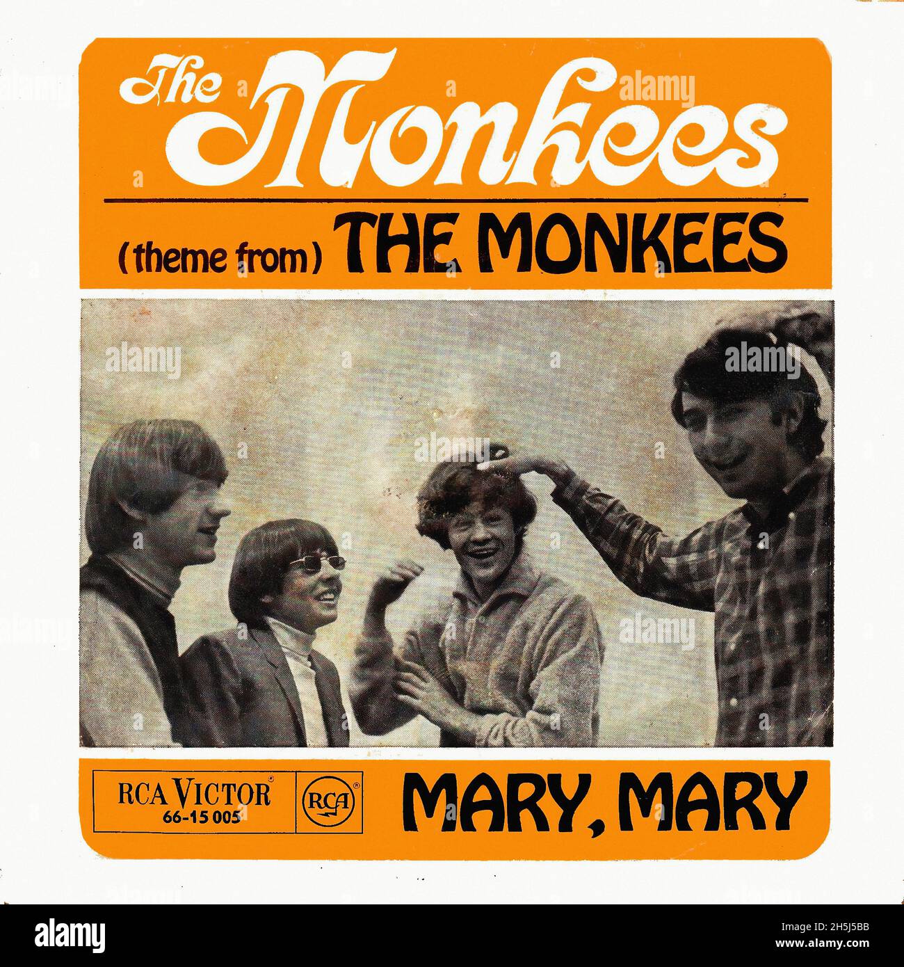 Vintage single record cover - Monkees, The - Theme From The Monkees ... Vintage single record cover - Monkees, The - Theme From The Monkees ...