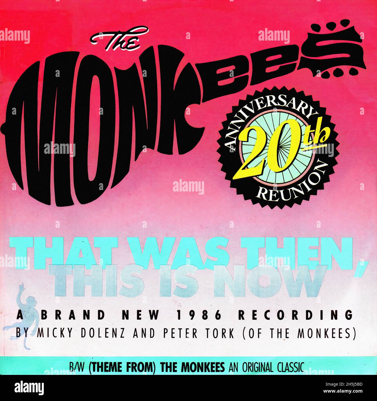 Vintage single record cover - Monkees, The - That Was Then... - D -1986 ... Vintage single record cover - Monkees, The - That Was Then... - D -1986 ...