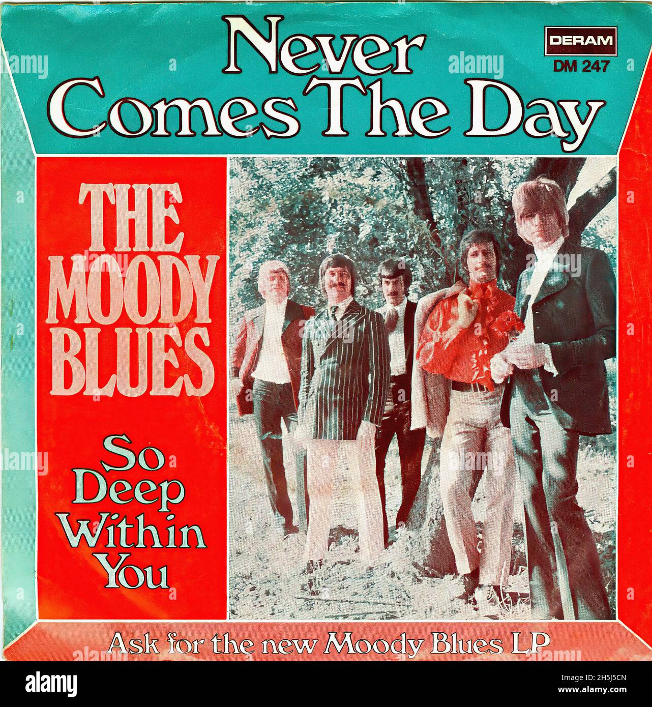 Vintage single record cover - Moody Blues, The - Never Comes The Day ...