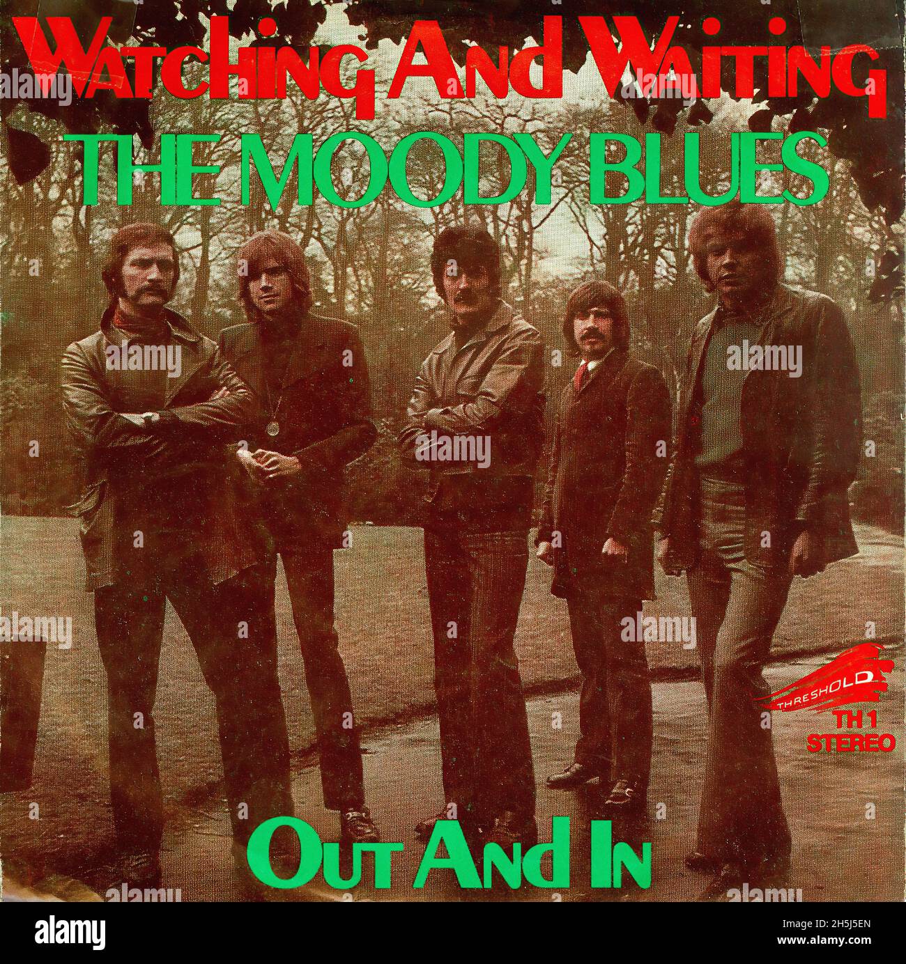 Vintage single record cover - Moody Blues, The - Watching And Waiting ...