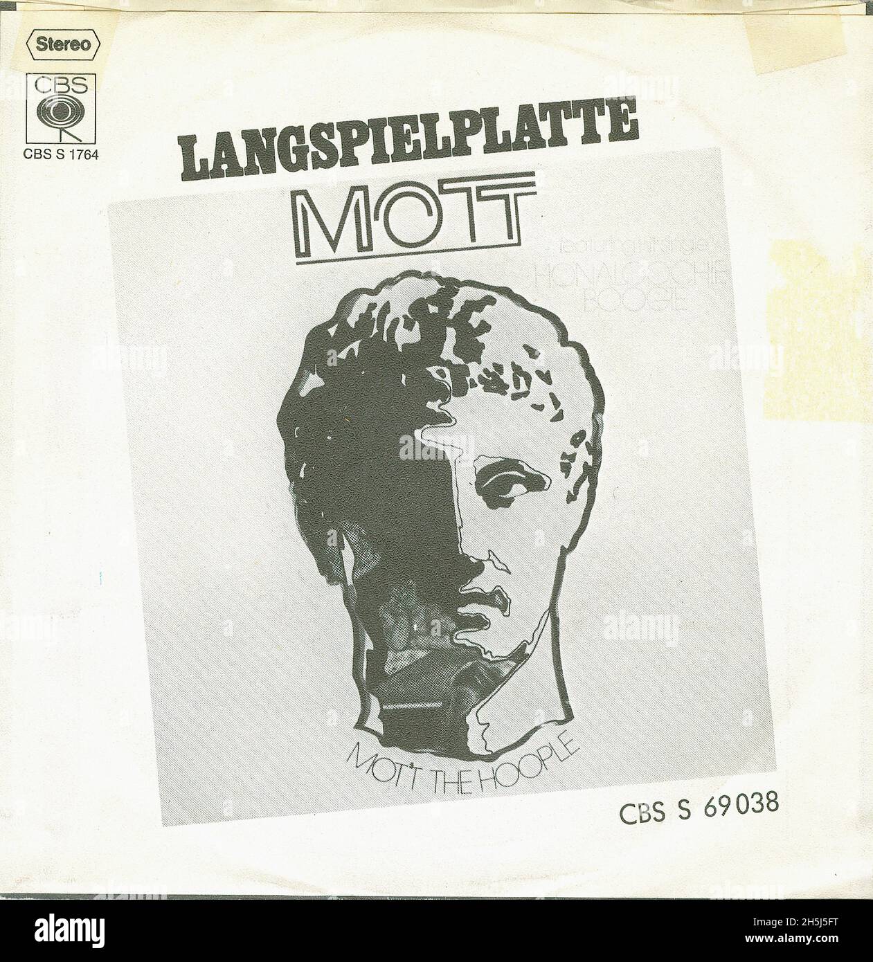 Vintage single record cover - Mott The Hoople - All The Way From Memphis - D - 1973 00001 Stock ...