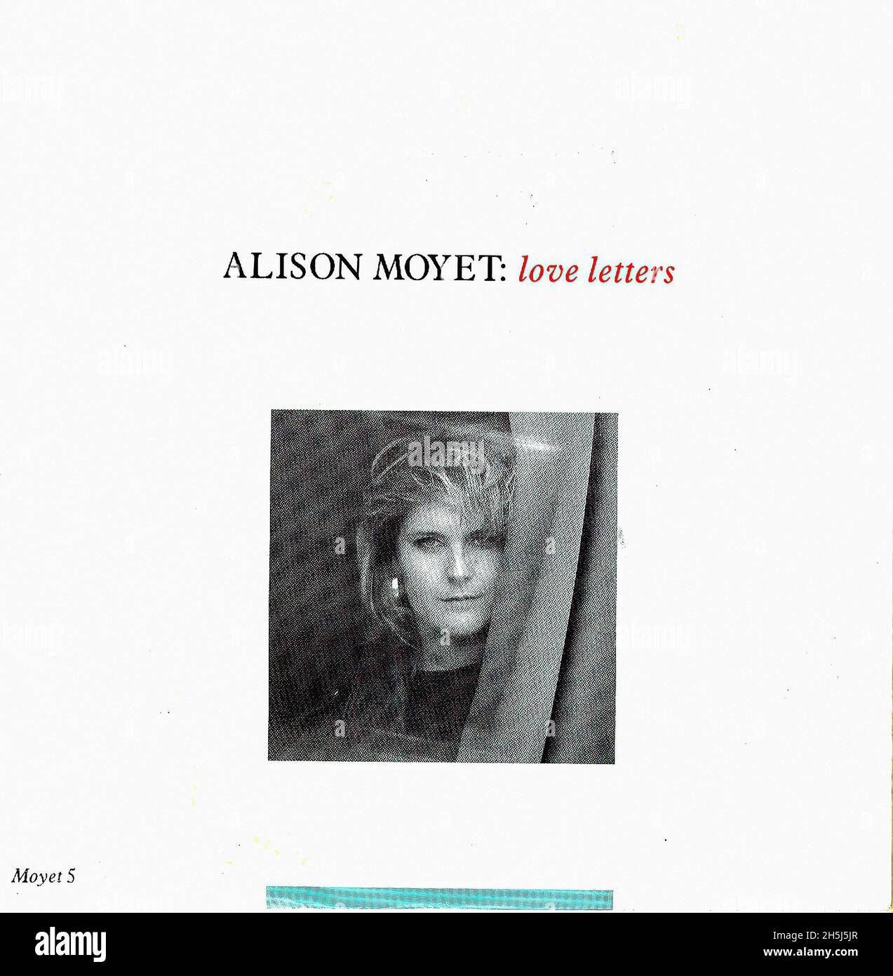 Vintage single record cover - Moyet, Alison - Love Letters - UK - 1987 ...