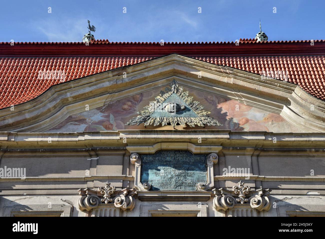 The Plasy Monastery, the large complex of monastery, castle and ...