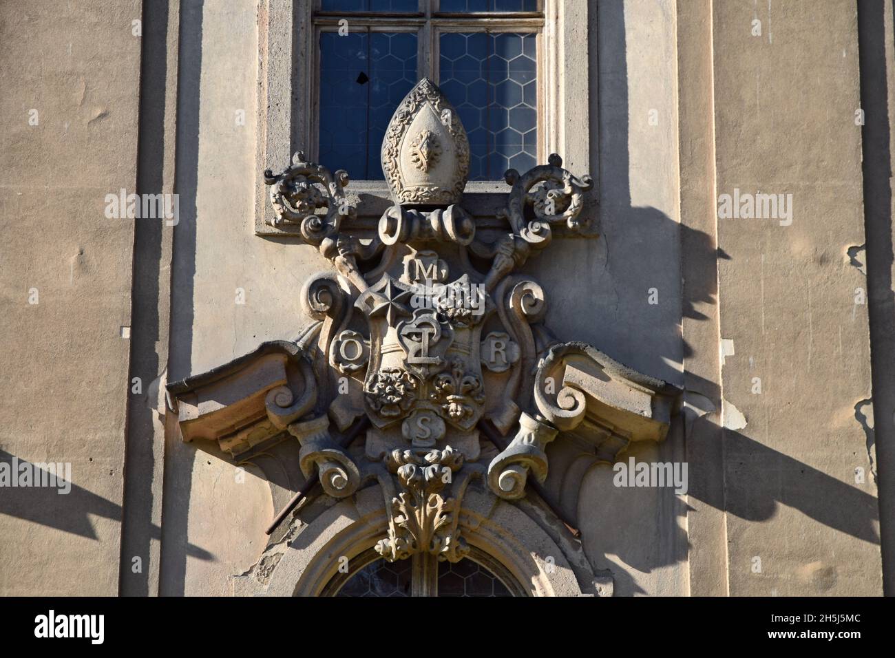 The Plasy Monastery, the large complex of monastery, castle and ...