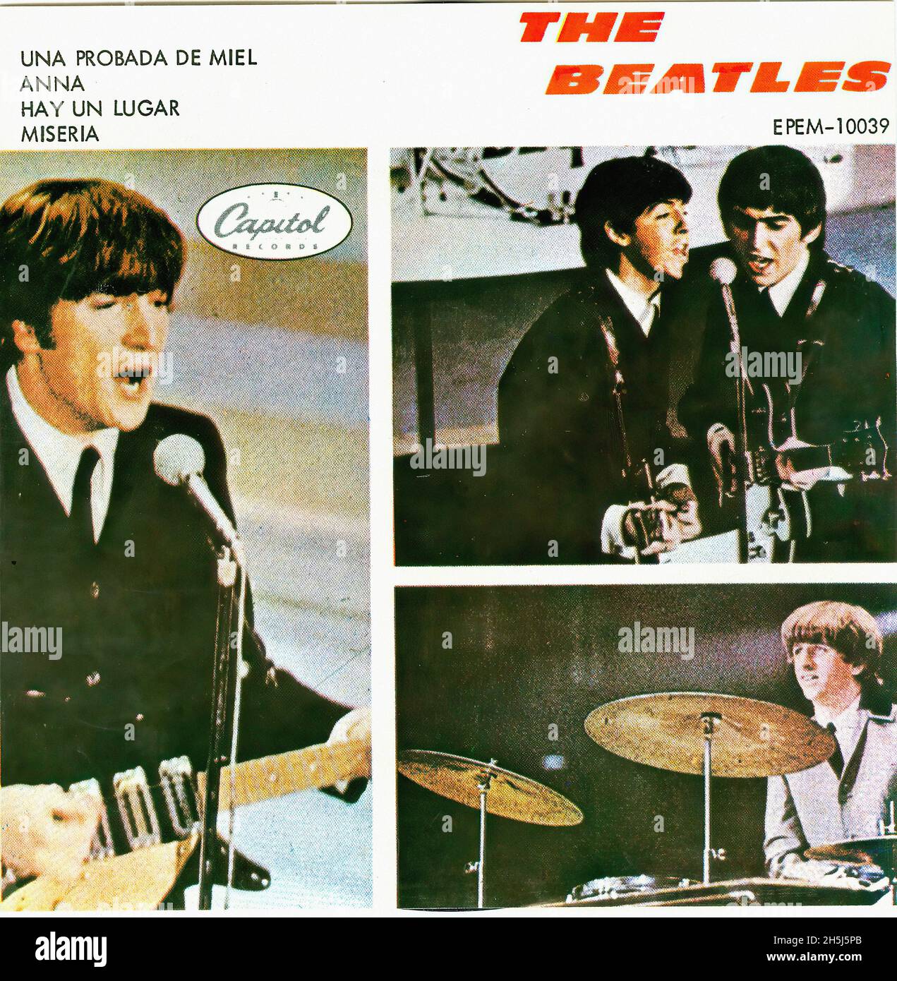 Vintage single record cover - Beatles, The - A Taste Of Honey EP - Mex ...