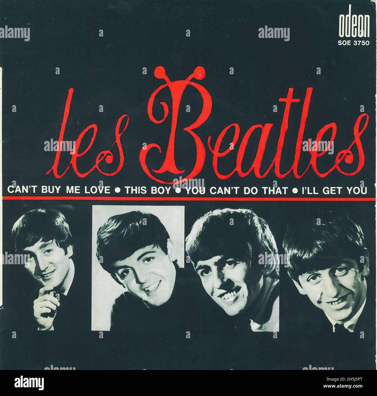 Vintage single record cover - Beatles, The - Can't Buy Me Love - EP - F ...