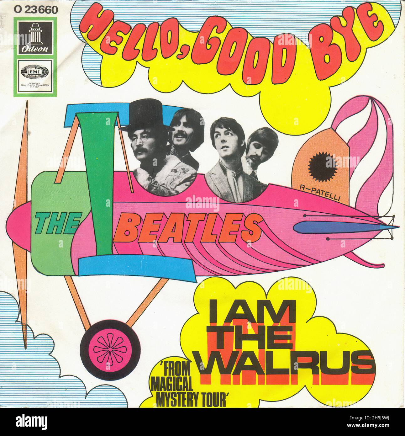 Vintage single record cover - Beatles, The - Hello, Good Bye - D - 1967 ...