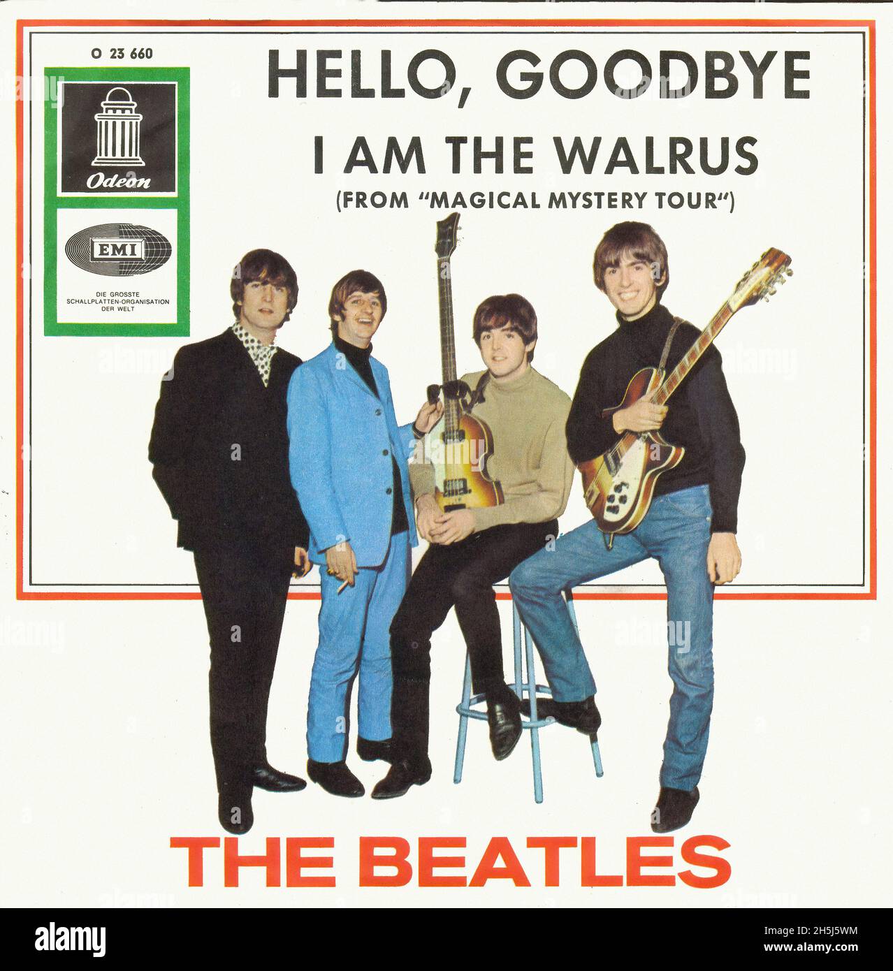 Vintage single record cover - Beatles, The - Hello, Good Bye - D - 1967 ...
