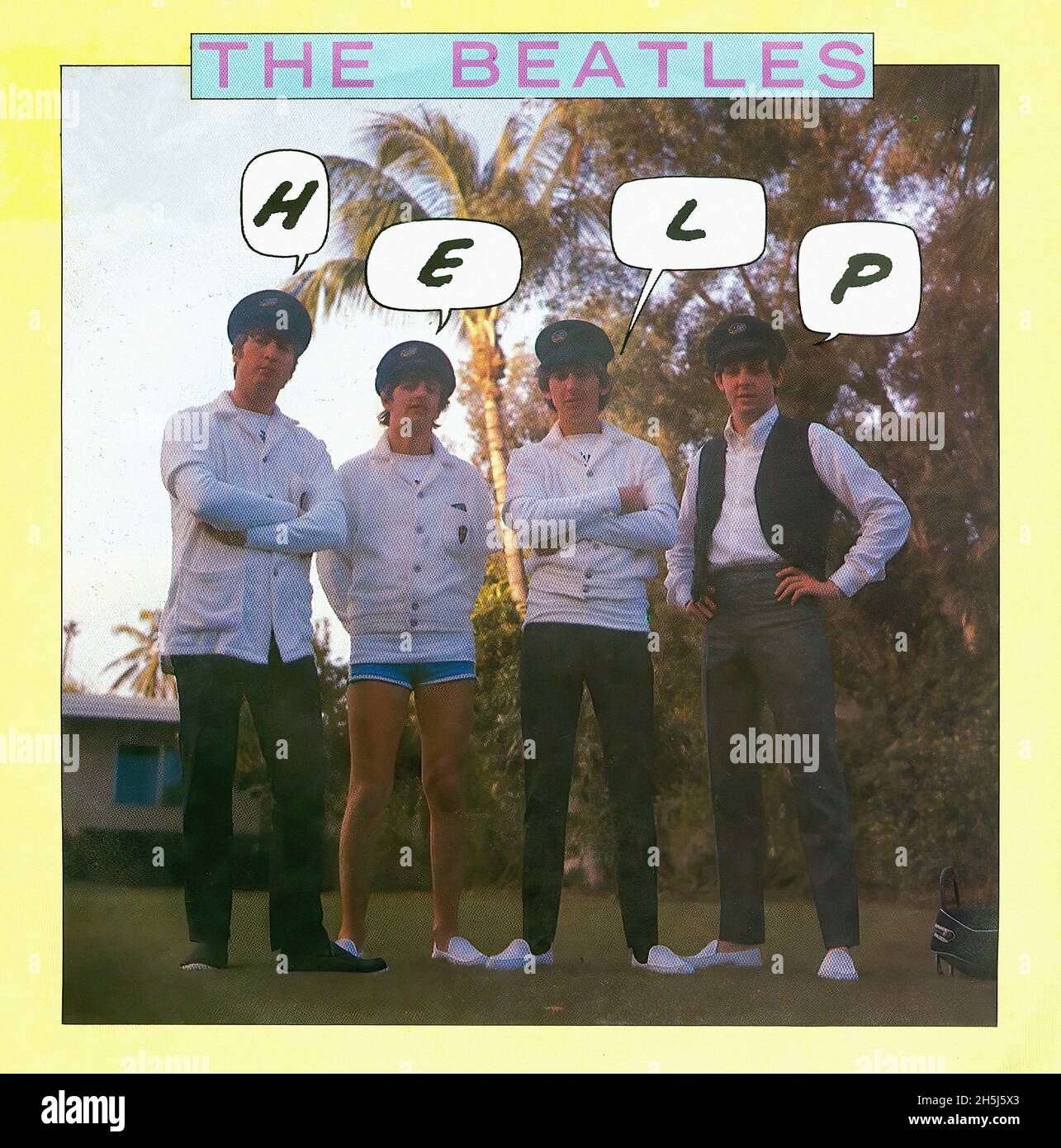 Beatles help vinyl hi-res stock photography and images - Alamy