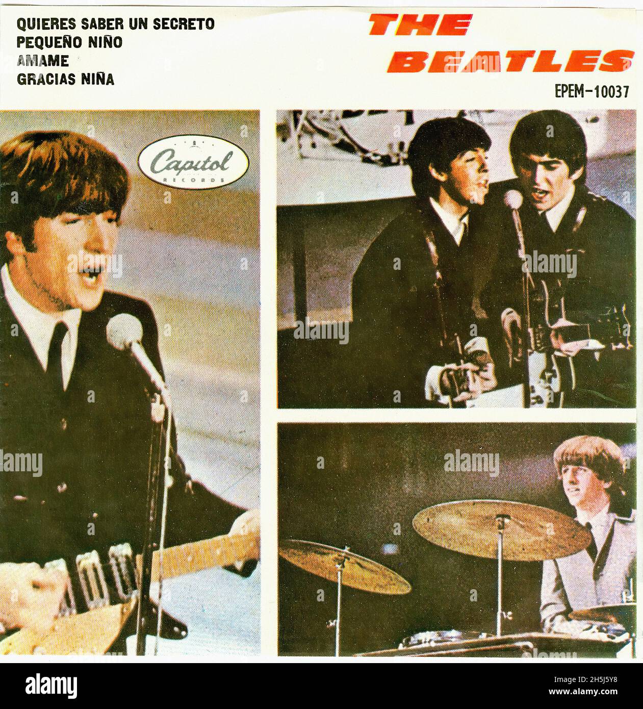 Love me do beatles single cover hi-res stock photography and images - Alamy
