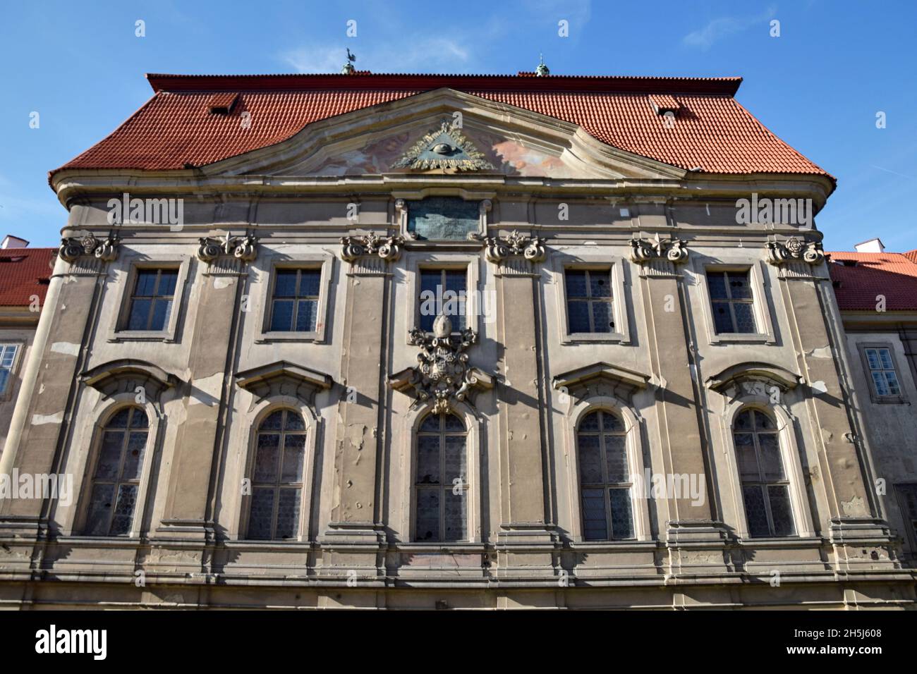 The Plasy Monastery, the large complex of monastery, castle and ...