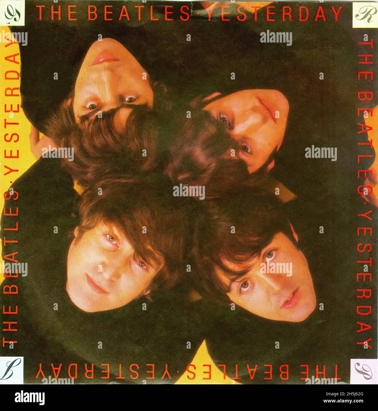 Vintage single record cover - Beatles, The - Yesterday - UK - 1982 ...