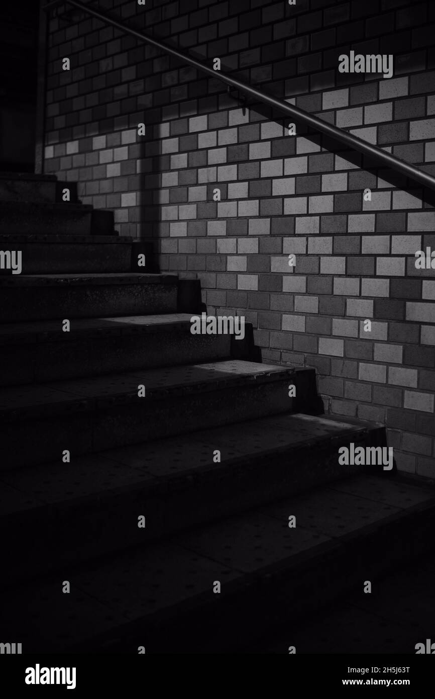 Grayscale wall hi-res stock photography and images - Alamy