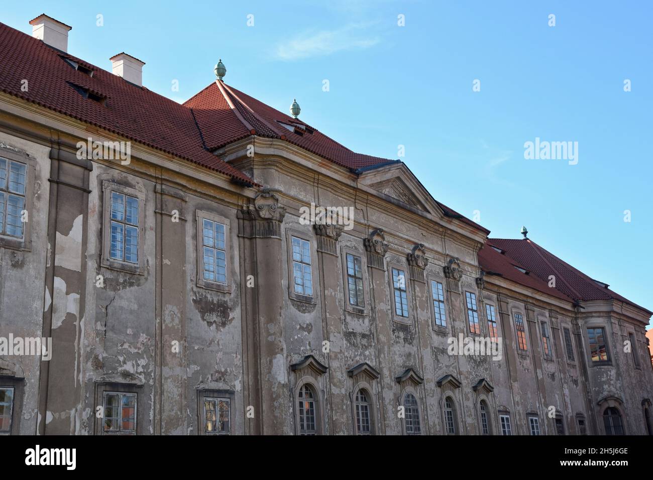 The Plasy Monastery, the large complex of monastery, castle and ...