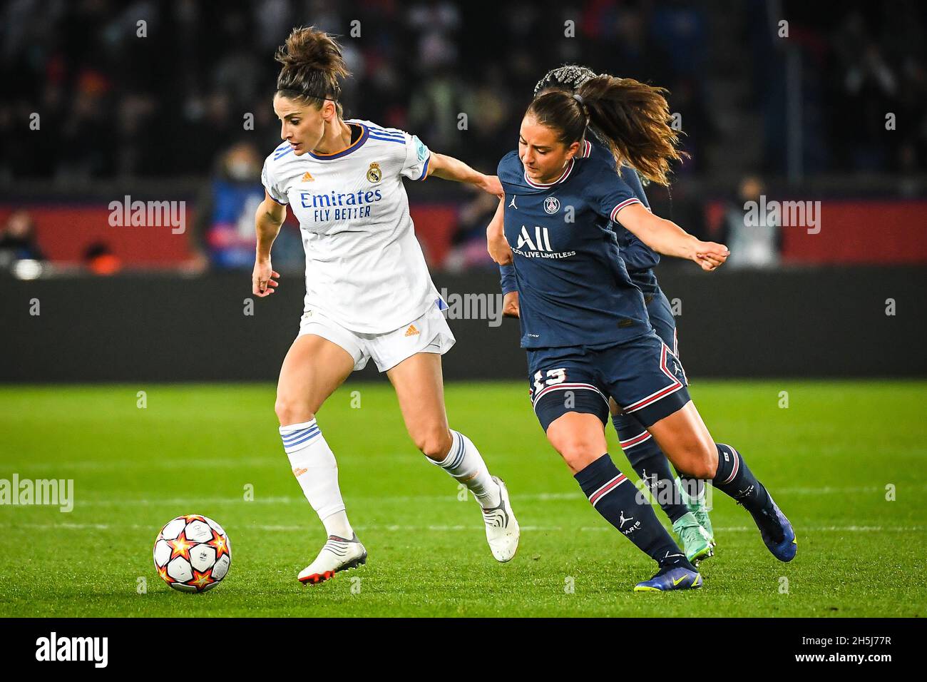 Paris, France, November 9, 2021, Esther GONZALEZ RODRIGUEZ of Real ...