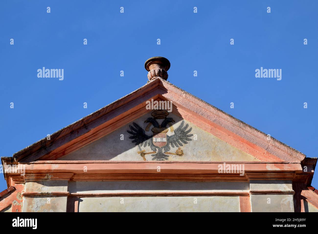 The Plasy Monastery, the large complex of monastery, castle and ...