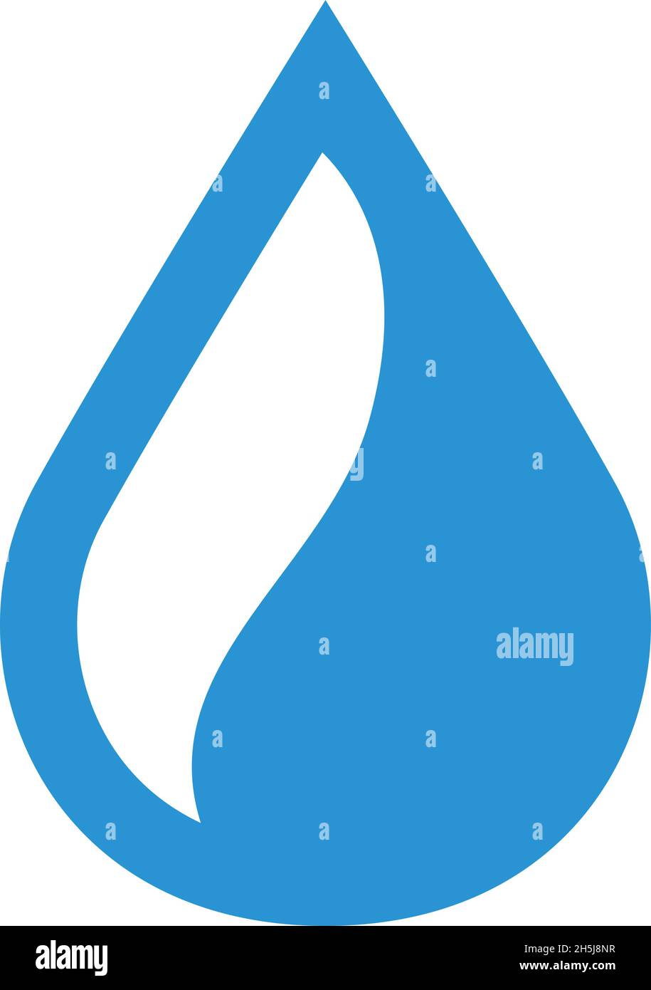Blue drop. Clean fresh water symbol. Sign of purity Stock Vector Image ...