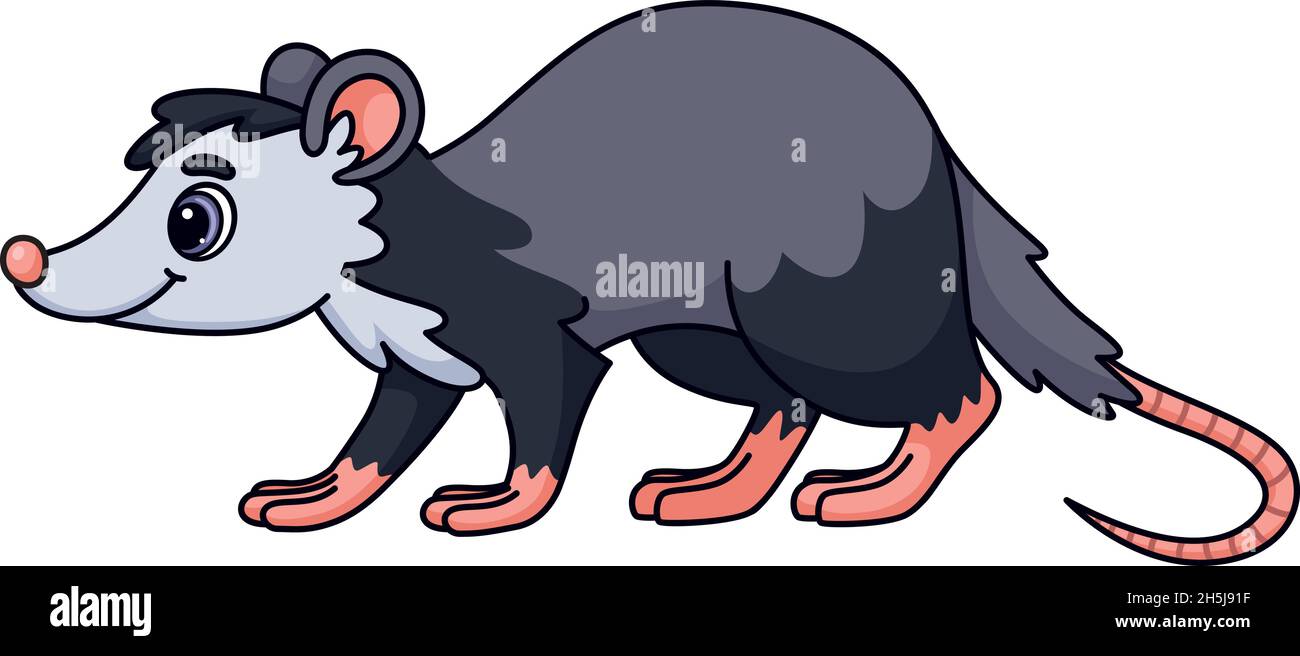 Cute little rat in Stock Vector Images - Alamy