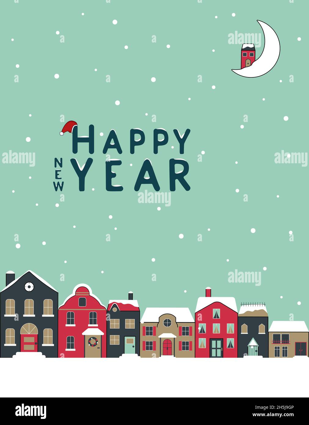 Street decorations christmas Stock Vector Images - Alamy