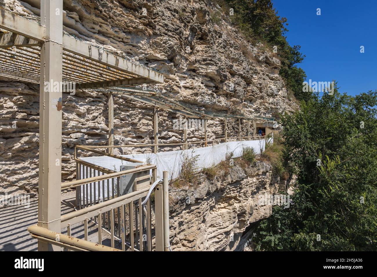 Aladzha Monastery medieval Orthodox Christian cave monastery complex on ...