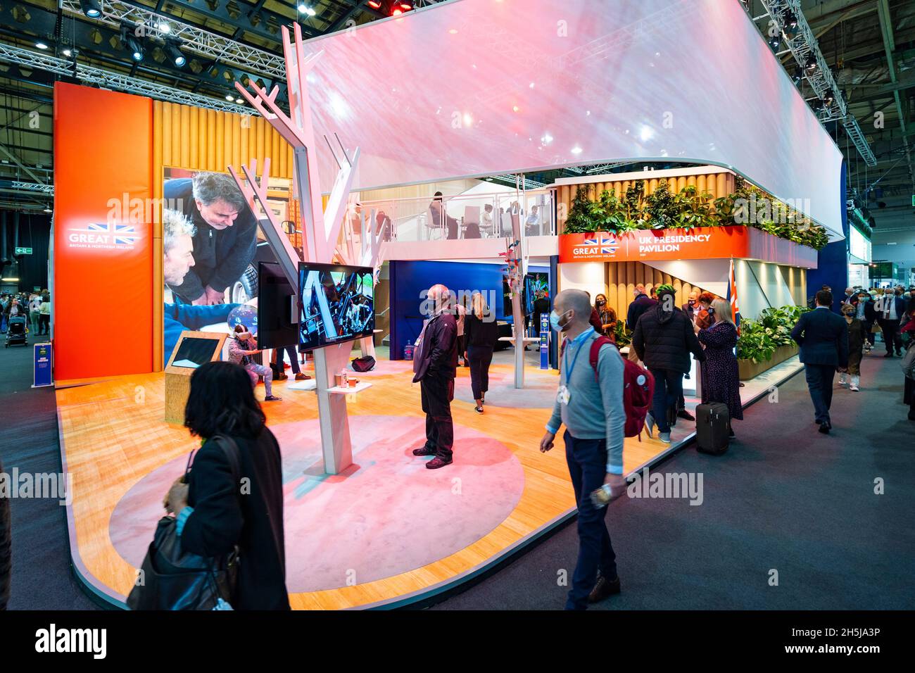 United Kingdom, UK Presidency Pavilion at COP26 UN Climate Change ...