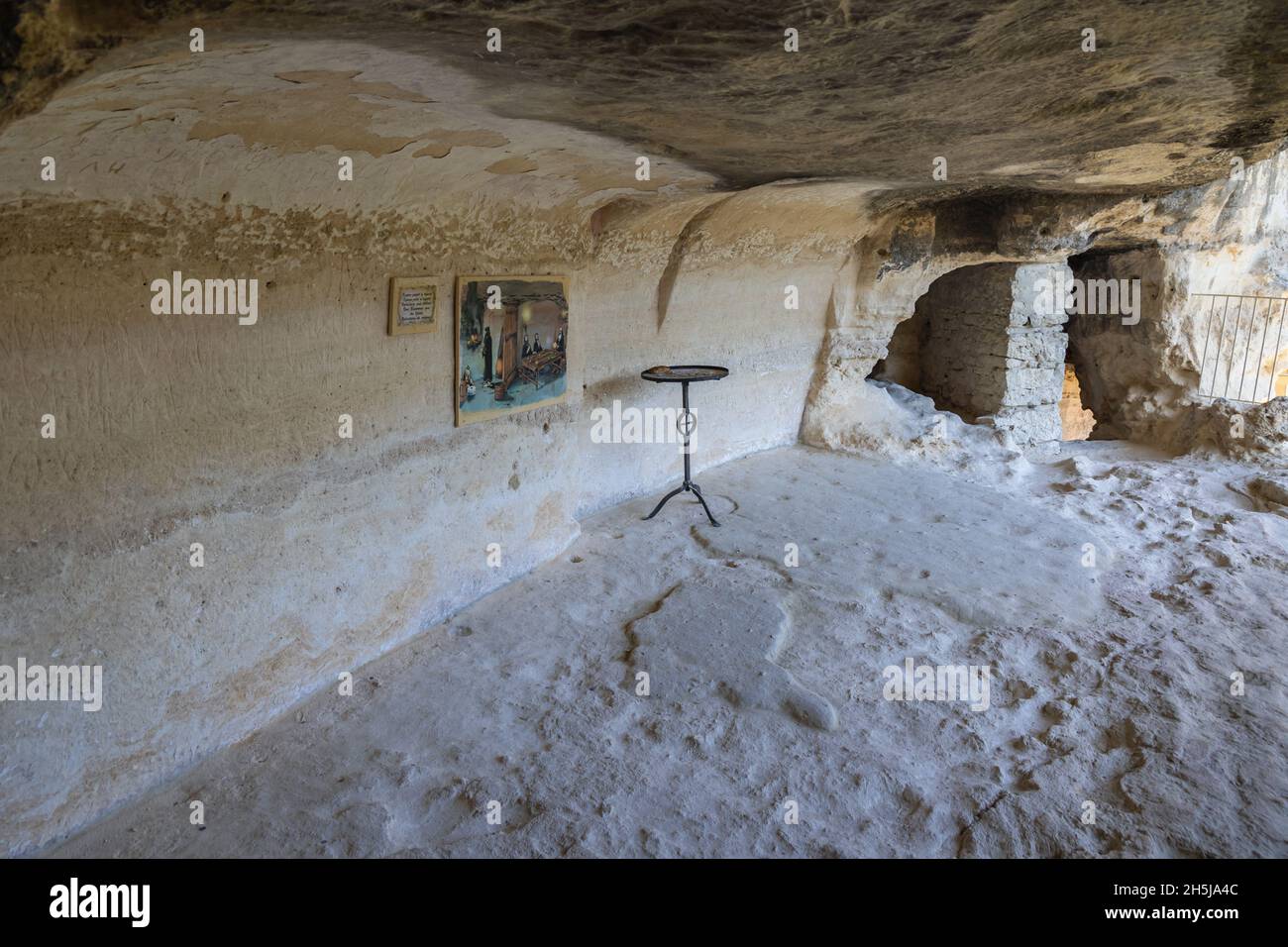 One of caves of Aladzha Monastery medieval Orthodox Christian cave ...