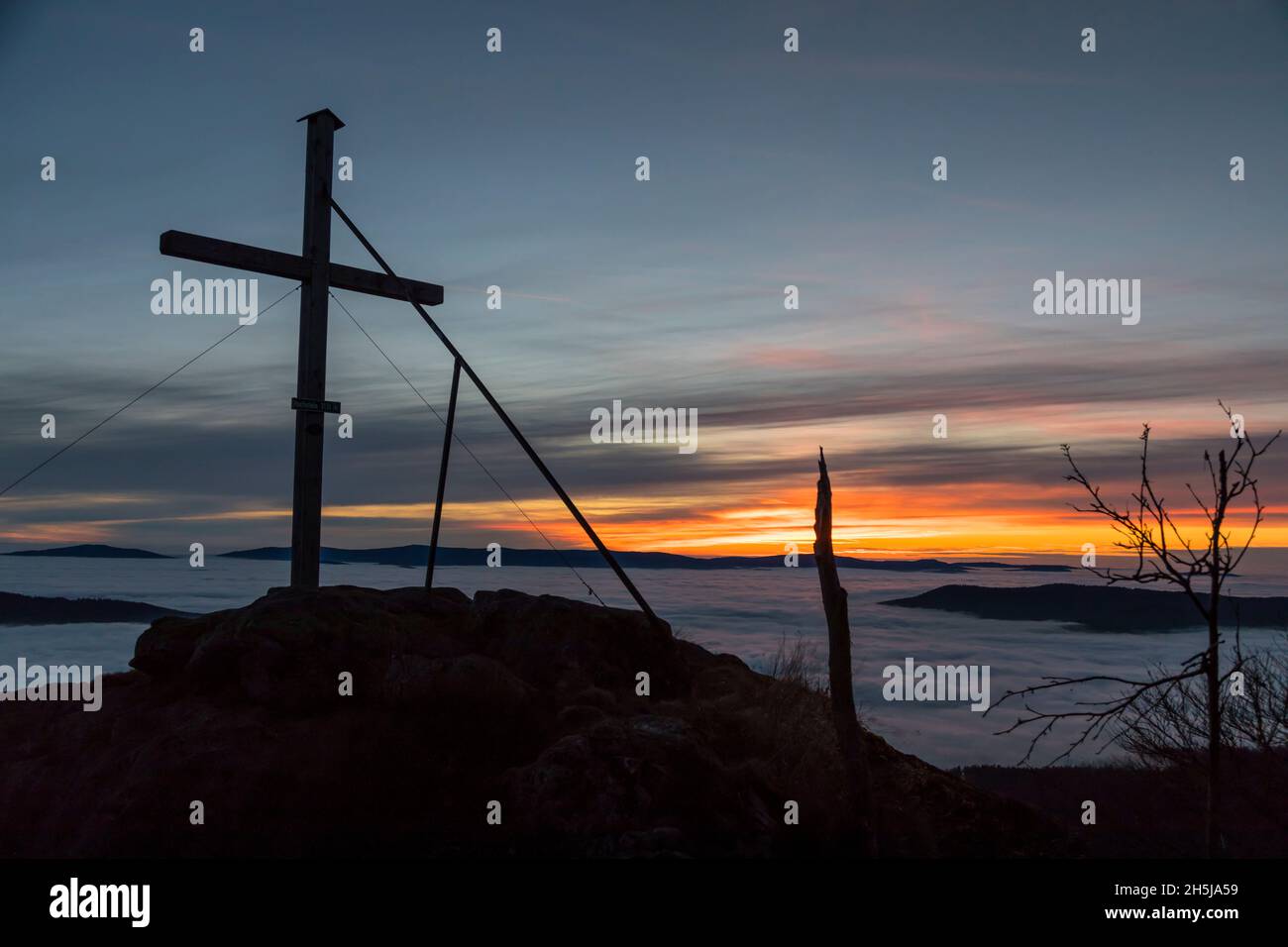Aussicht vom Hochstein, view from Hochstein Stock Photo - Alamy
