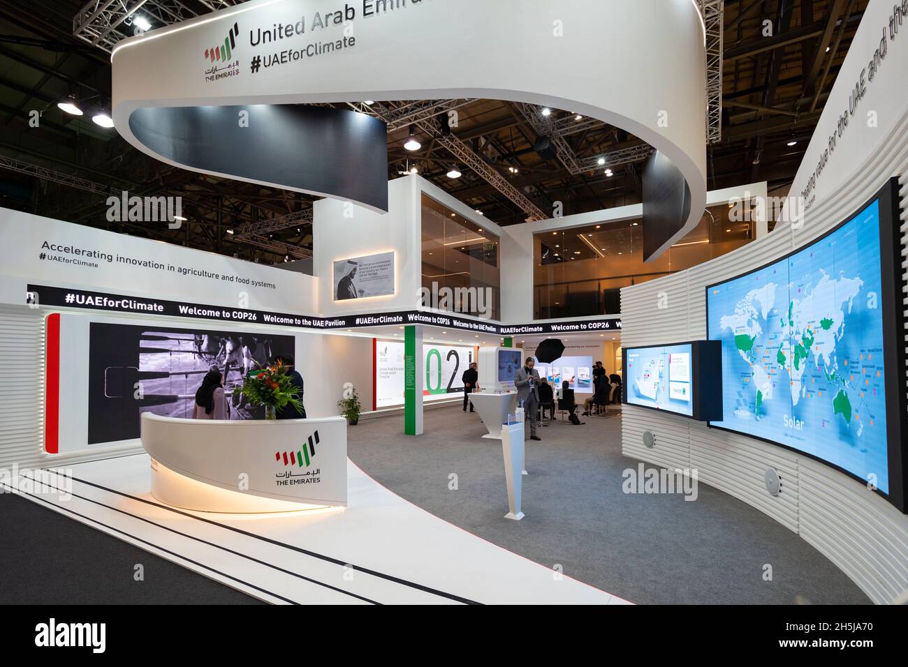 United Arab Emirates Pavilion at COP26 UN Climate Change Conference in ...