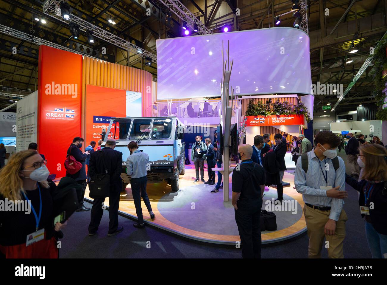 United Kingdom Pavilion at COP26 UN Climate Change Conference in ...