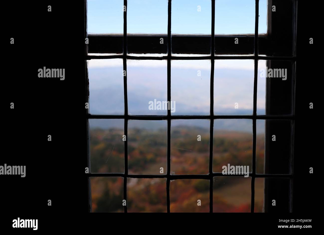 Window of the Franciscan monastery of La Verna, Tuscany Stock Photo - Alamy