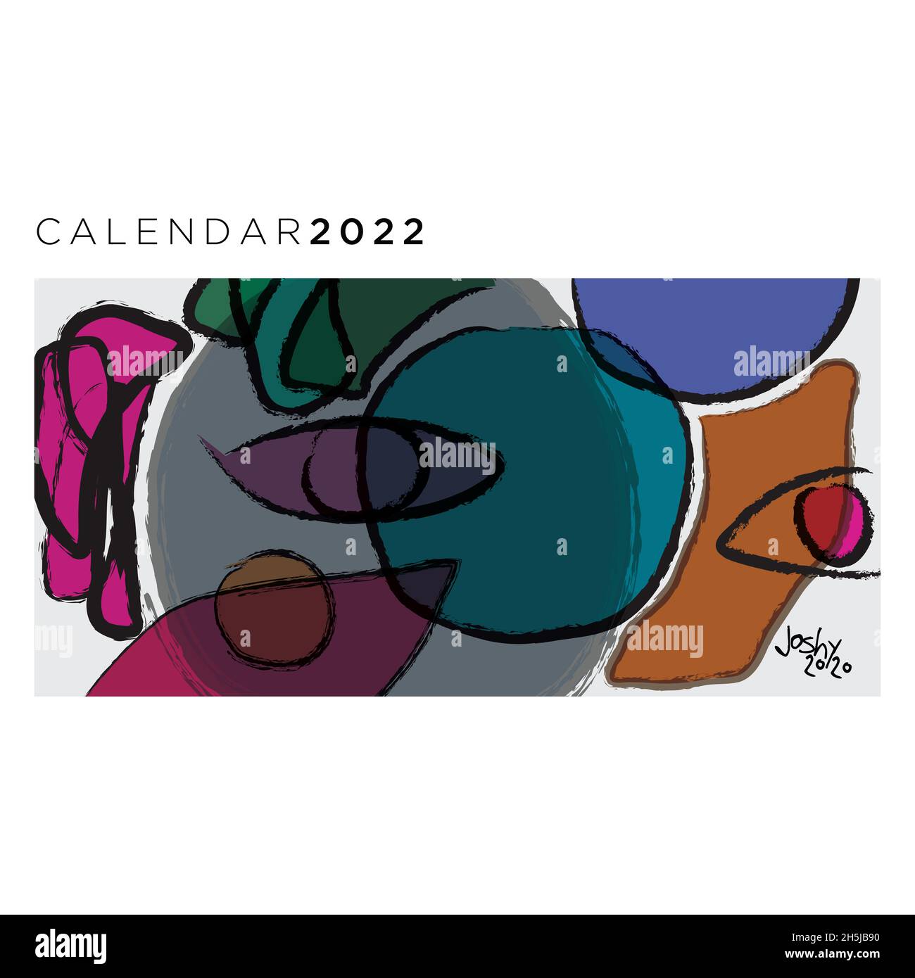 Calendar abstract visuals Stock Photo - Alamy