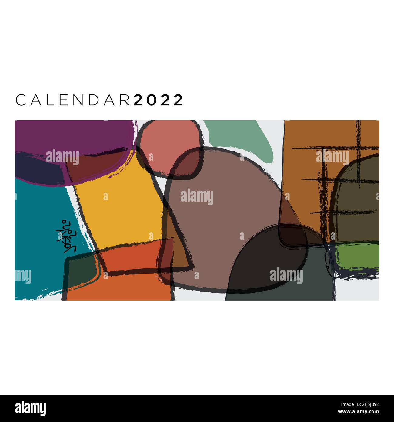 Calendar abstract visuals Stock Photo - Alamy