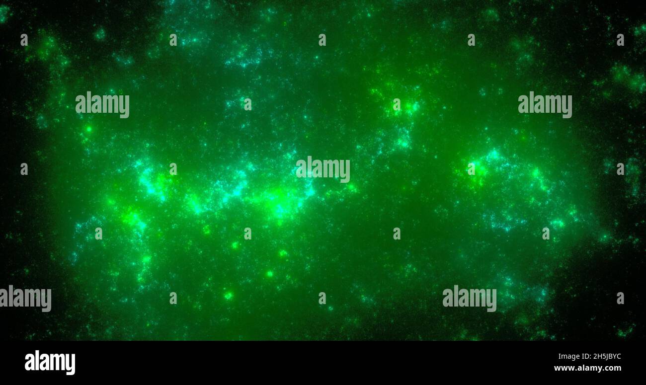 Green space realistic nebula hi-res stock photography and images - Alamy